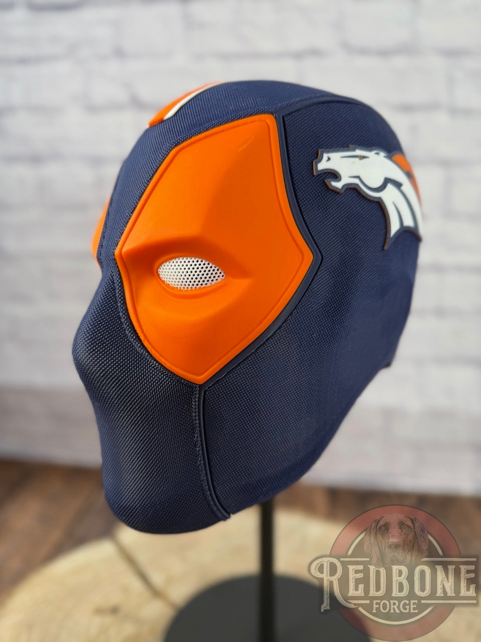 Denver-Inspired Navy & Blue Masked Mercenary Mask – Redbone Forge
