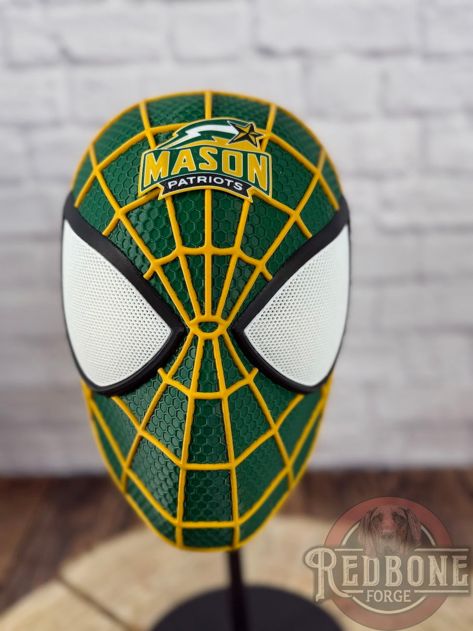 Green & Yellow Web Slinger Mask – Redbone Forge